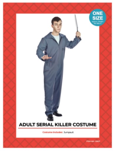 Adult Serial Killer Costume – Smart Bargains AU